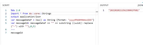 How To Store The Current Date And Message Id In Mule 4 Variable
