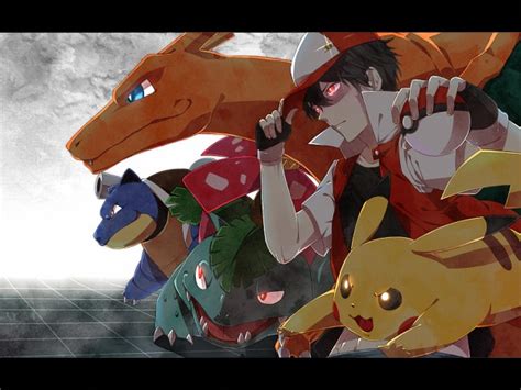 Red Pokémon Pokémon Red And Green Image By Yamabukky 1064780