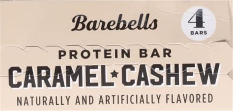 Barebells Caramel Cashew Protein Bars 4 Ct Kroger