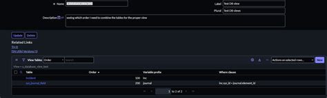 Solved Database View Where Clause Question Servicenow Community