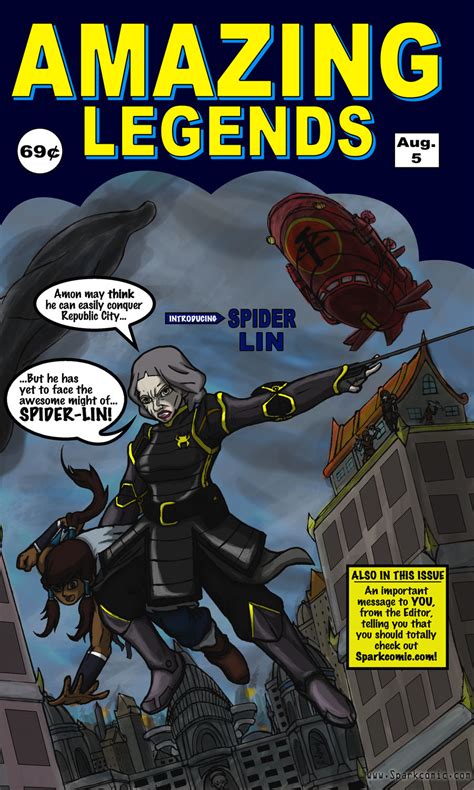 The Amazing Spider Lin Cover Page By Supersparkplug On Deviantart
