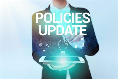 Writing Displaying Text Policies Update Business Idea Act Of Adding