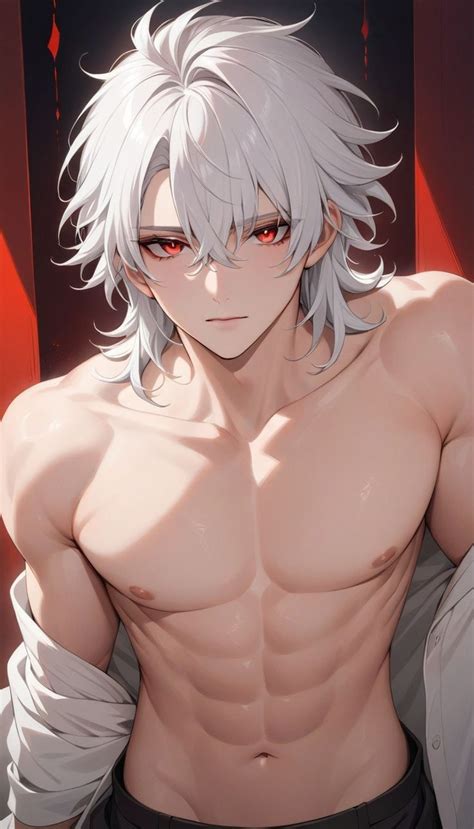 Пин от пользователя Darc RiderCrosseria на доске FM White Hair Red Eyes в г Милые