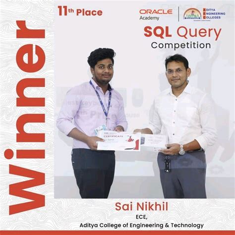 kona sai nikhil on linkedin sql adityaengineeringcolleges sql