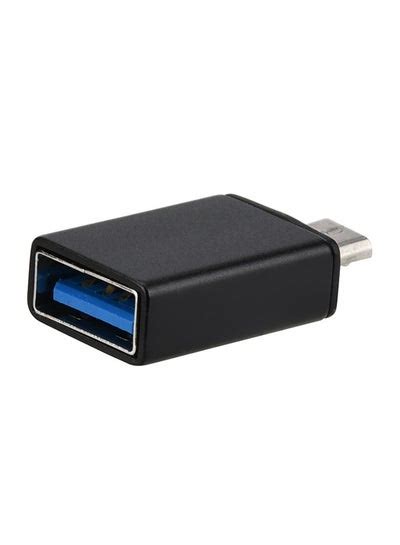 Micro Usb To Usb Otg Mini Adapter Black Price In Uae Noon Uae Kanbkam