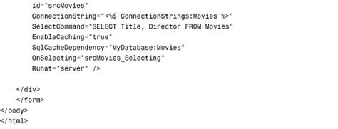 Using Polling SQL Cache Dependencies with DataSource Caching - ASP.NET 4 Unleashed [Book]