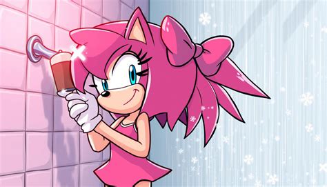 Amy Rose Take A Shower By Caleb7575 On Deviantart