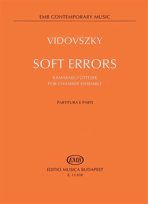 Soft Errors For Chamber Ensemble Score And Parts Willis Music Store