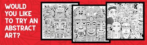 Adult Coloring Book Abstract Faces Inspirational Patterns With Cubist