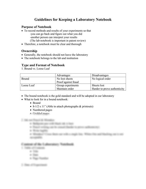Science Notebook Guidelines At William Jaramillo Blog