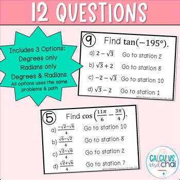 Sum And Difference Formulas Trigonometry By Calculus And Chai TPT