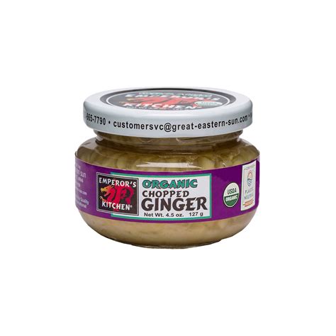 Ginger Usda Organic Chopped Ginger Great Eastern Sun