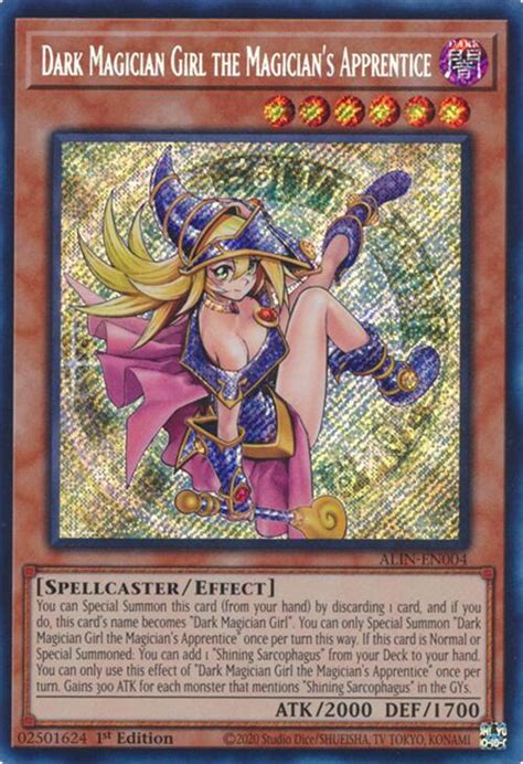 Dark Magician Girl The Magicians Apprentice Alin En004 Secret Rare