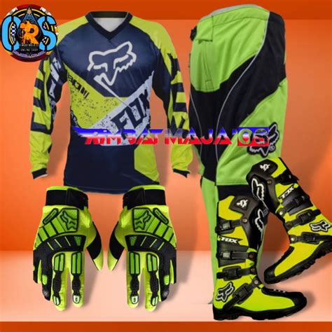Motorcycle Cross Trail Jersey Set Adult Adventure Shoescross Trail