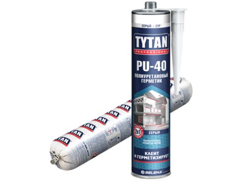 Купить Герметик полиуретановый PU 40 серый 310 мл. Tytan Professional