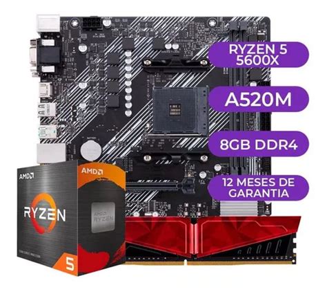 Kit Upgrade Gamer Amd Ryzen X A M Gb Ddr Cor Preto Mercadolivre