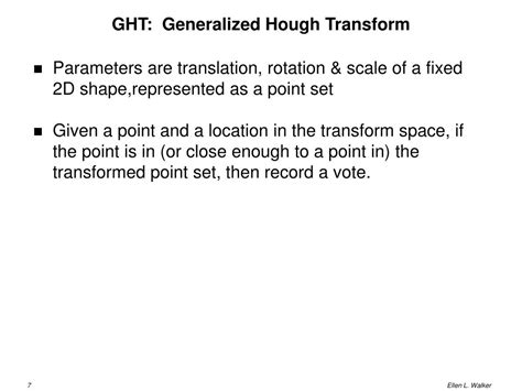 Ppt Hough Transform Powerpoint Presentation Free Download Id3304575
