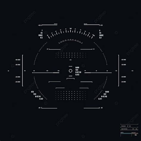 Futuristic Blue Virtual Graphic Touch User Interface Futuristic Panel Radar Vector Futuristic
