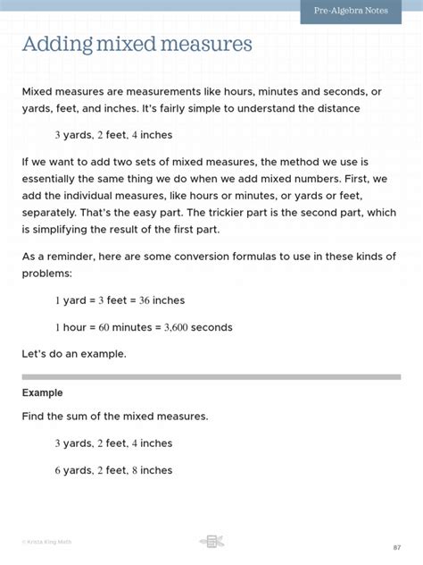 Adding Mixed Measures Pdf