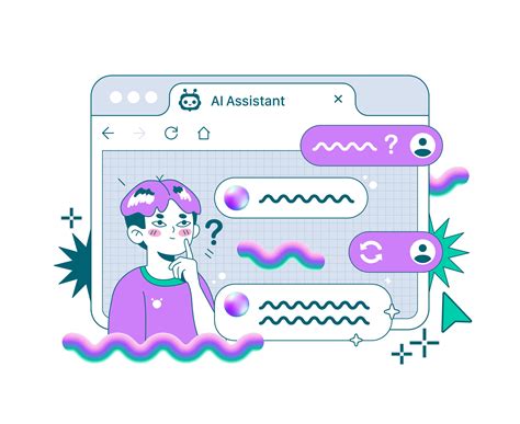 Babe Asks Artificial Intelligence A Question Browser Close Up Chat With Ai Assistant Asian