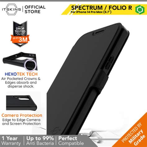 Promo Case iPhone 14 Pro Max / Plus - ITSKINS Spectrum Folio R Casing ...