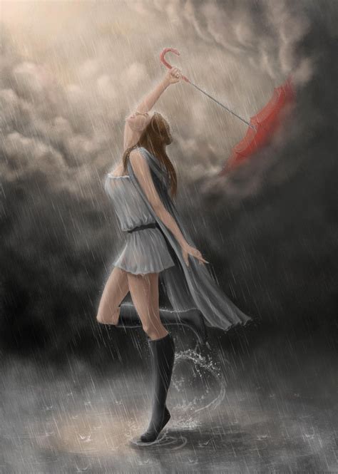 Dancing In The Rain By Mevea On Deviantart Rain Art Dancing In The