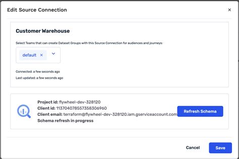 Source Connection Management