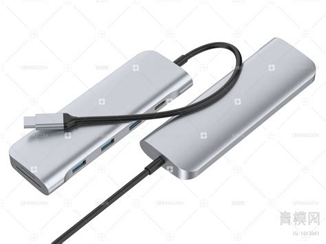 【扩展坞 Usb 数据线接口3d模型】 现代cr有灯光有贴图max2016扩展坞 Usb 数据线接口3d模型下载 Id1613841 免费3dmax模型库 青模3d模型网