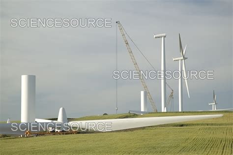 Wind Turbine Installation Stock Image Science Source Images