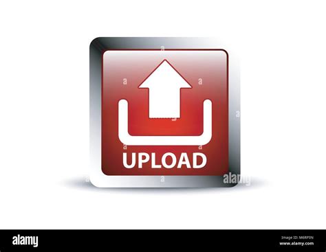 Design Vector Of Upload Web Button Stock Vector Image Art Alamy