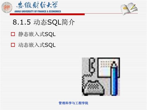 第八章 数据库编程 8 1 嵌入式sql 8 2 存储过程 8 3 odbc编程 管理科学与工程学院 ppt download