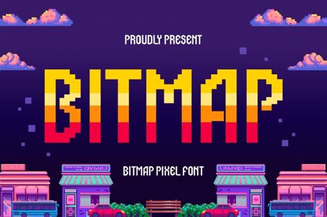Bitmap Pixel Font Free Font
