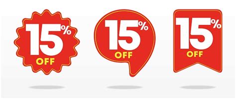 15 할인 비즈니스 가격 전자 상거래 판매 태그 배너 소셜 미디어 포스터 광고 쇼핑 마케팅 소셜 네트워크 제공 편물 쿠폰 세트 거래 라벨 스티커 프로모션 Publicity