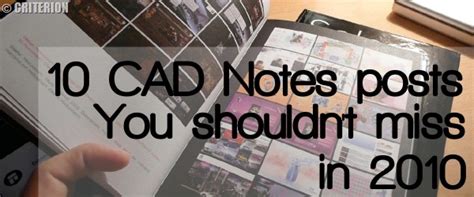 CAD Notes Posts You Shouldnt Miss In CADnotes