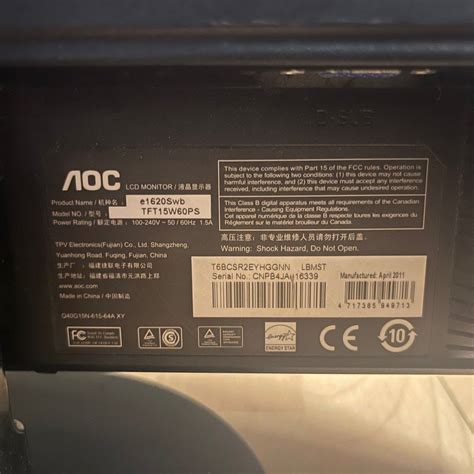 AOC LCD Monitor Computers Tech Desktops On Carousell