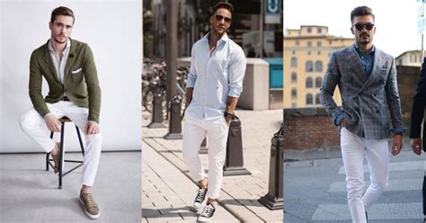 กางเกงสีขาว คีย์หลักของผู้ชายสุภาพ เรียบง่ายแต่ยังเท่