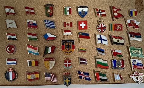 My Collection Of Flag Pins From Every Country Ive Ever Been To
