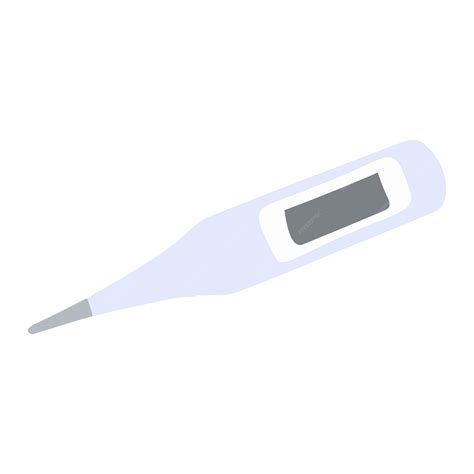 Premium Vector Electronic Thermometer In The Vector Thermometer For