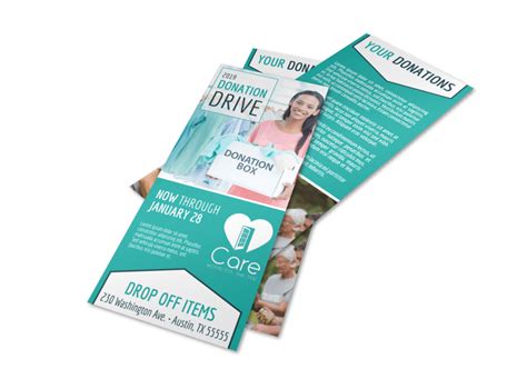 Donation Drive Flyer Template Mycreativeshop