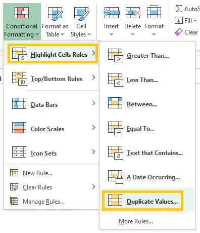 Ways How To Find Or Remove Duplicates In Excel Data Cornering