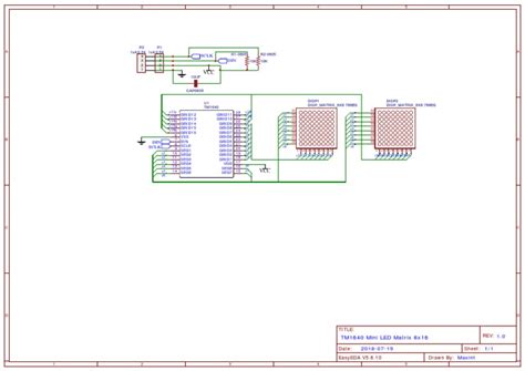 Schematic Tm1640 Mini Led Matrix Module 2021 10 24 Pdf