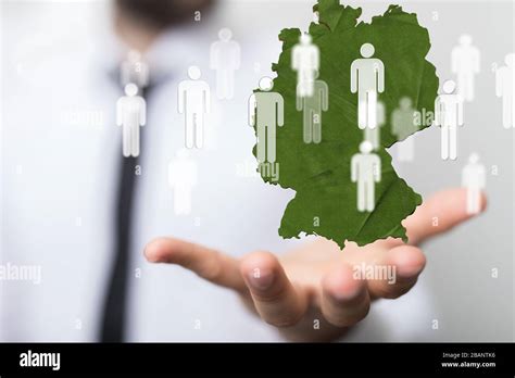 A Abstract Of Germany Map Network Internet And Global Connection Concept Wire Frame 3d Mesh