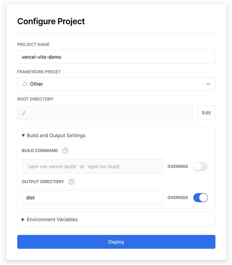 Using Vite On Vercel Semi Outdated
