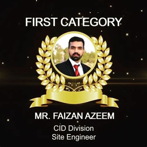 Faizan Azeem Beng Pe Pmp® On Linkedin Unveiling Talented Brilliance Mr Faizan Azeem