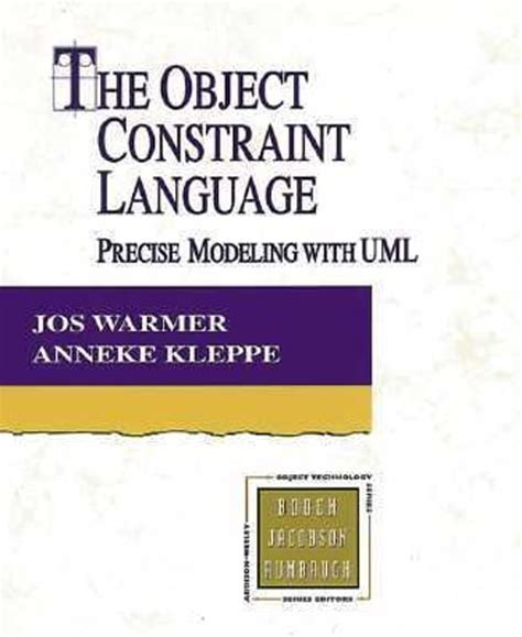 Pre Owned The Object Constraint Language Precise Modeling With Uml Paperback 9780201379402