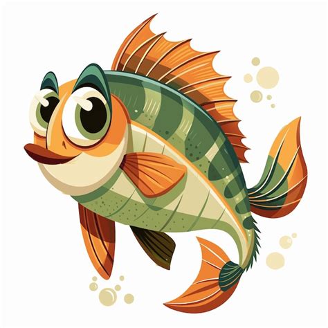Cartoon Illustration Of Bass Vector Premium Ai Generated Vector