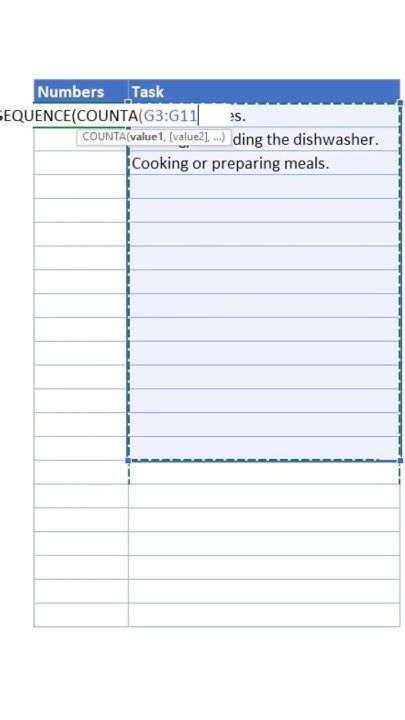 How To Create A Dynamic Numbered List In Excel Shorts Excel Chatgpt Exceltips Exceltricks