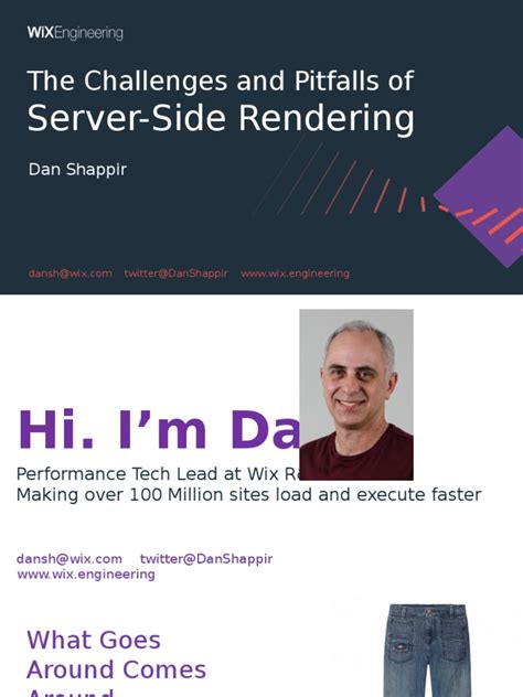 The Challenges And Pitfalls Of Server Side Rendering Pdf J Query Java Script