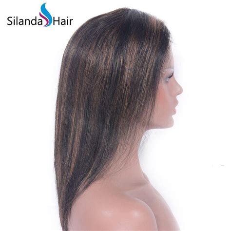 Lace Frontal Wigs Straight 1b 30 10 Inch Human Hair Wigs Ab F01