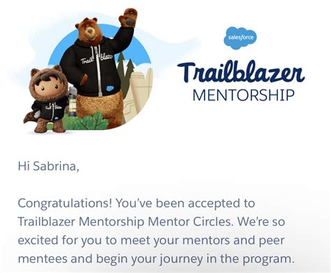 Sabrina S On Linkedin Salesforce Trailblazer Ohana Trailblazermentorship Mentorship… 11